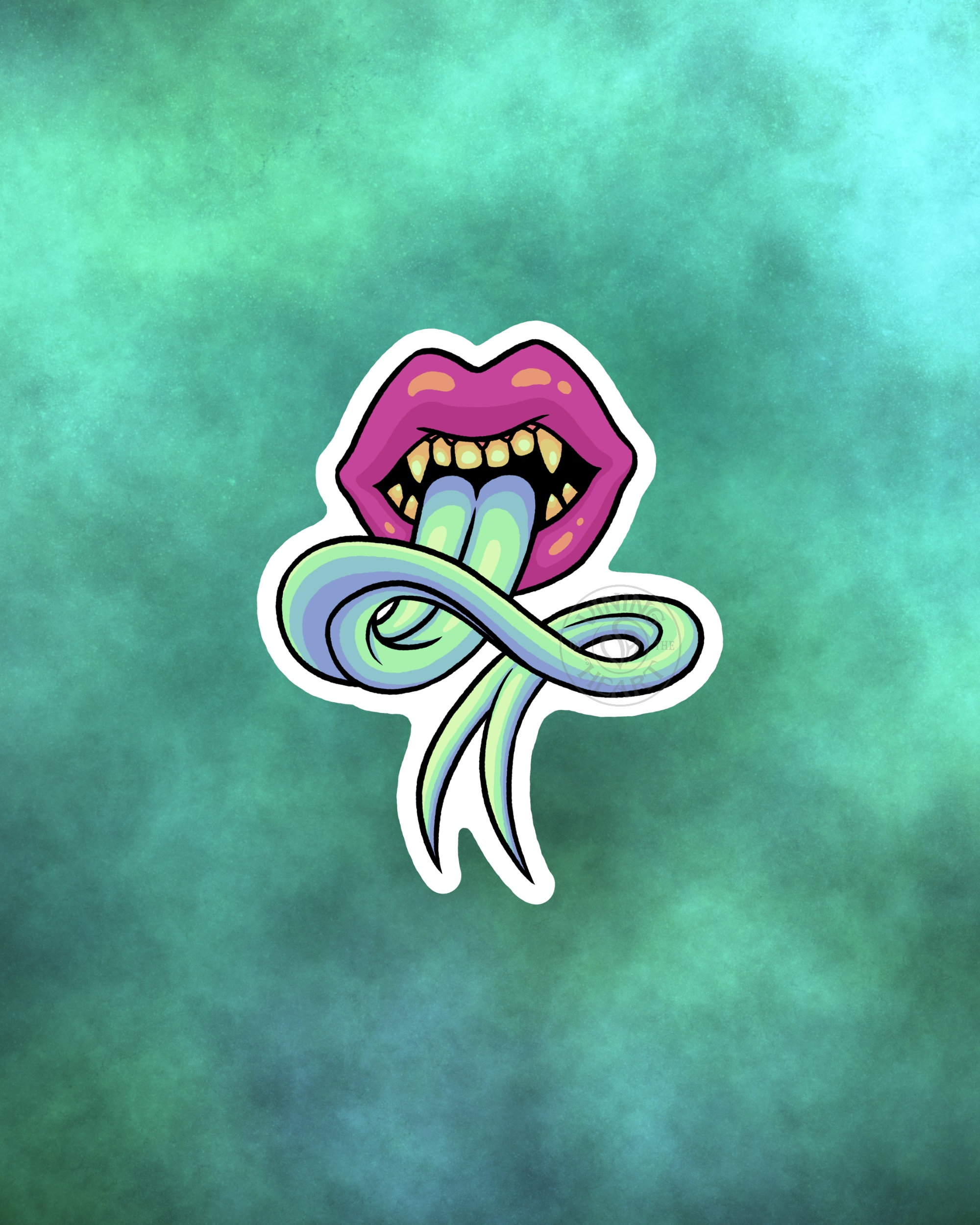 Trippy Tongue #2 Digital Art Download, PNG, PDF, Trippy, Psychedelic ...