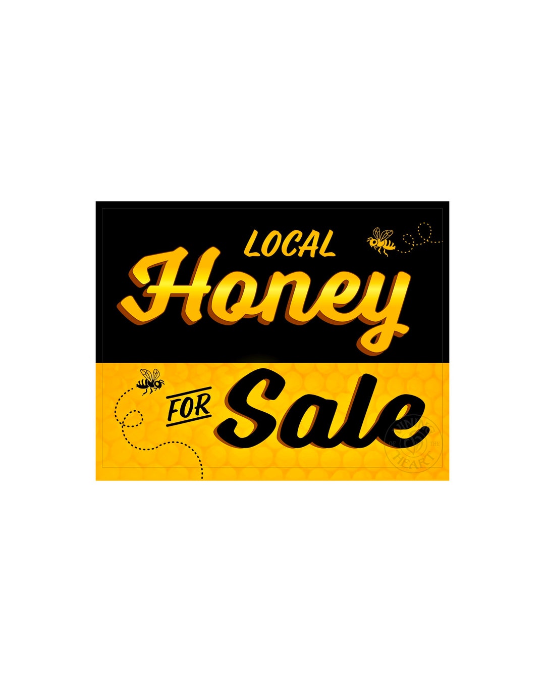Local Honey Sign Digital Art Download - Etsy