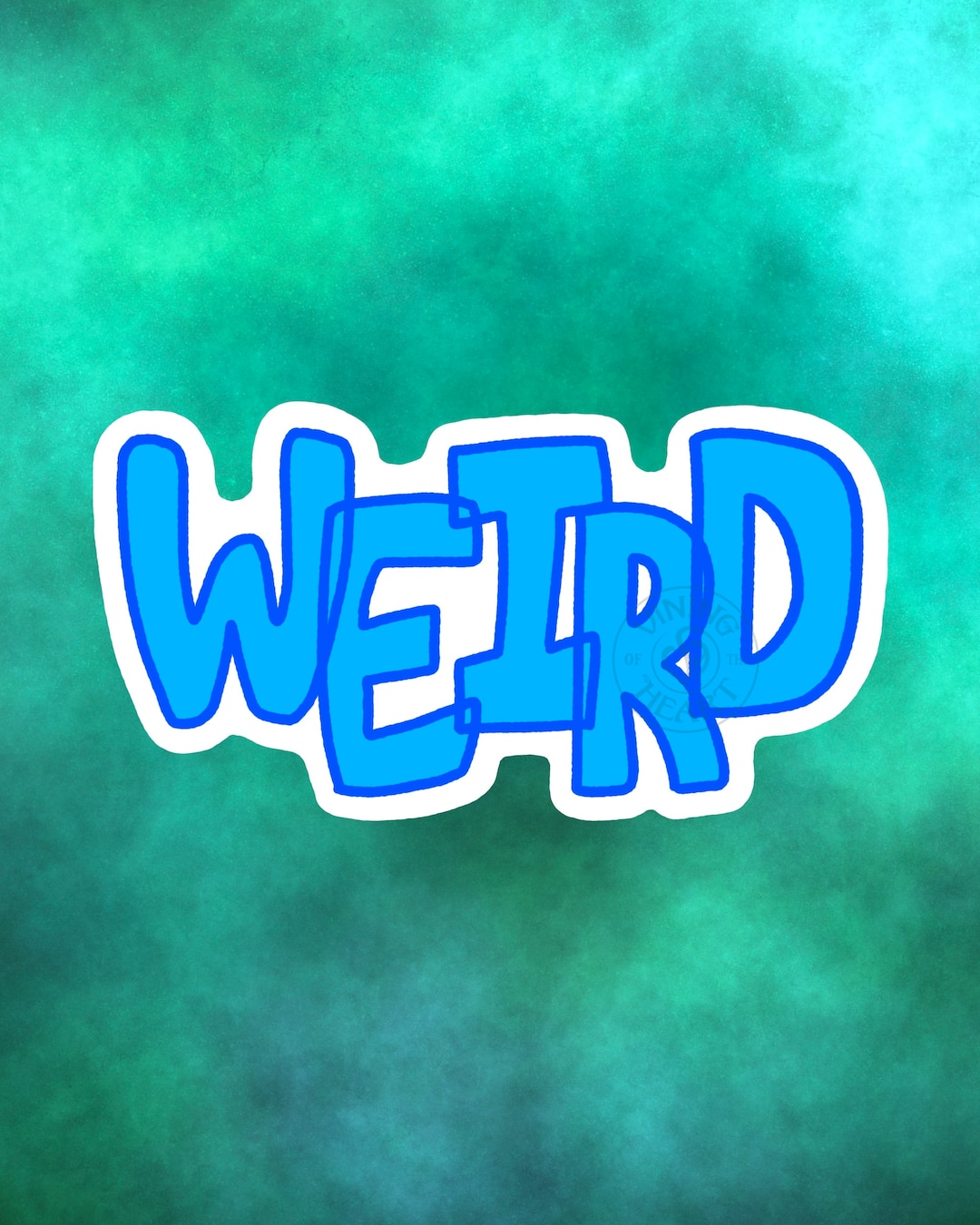 Weird #2 Digital Art Download, PNG, PDF, Weird PNG, Weird Sticker ...