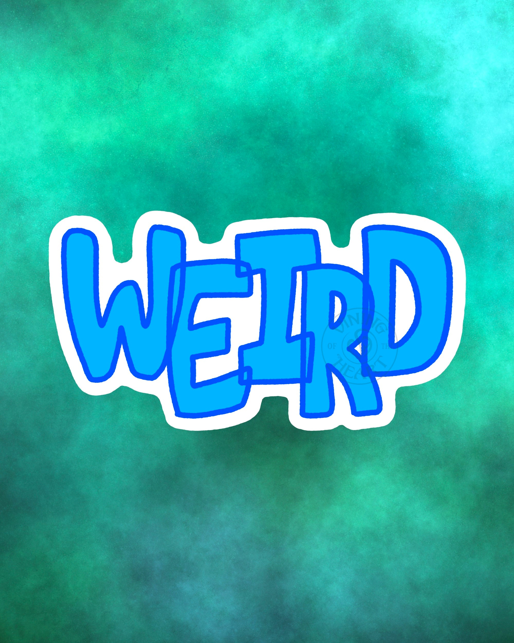 Weird #2 Digital Art Download, PNG, PDF, Weird PNG, Weird Sticker ...