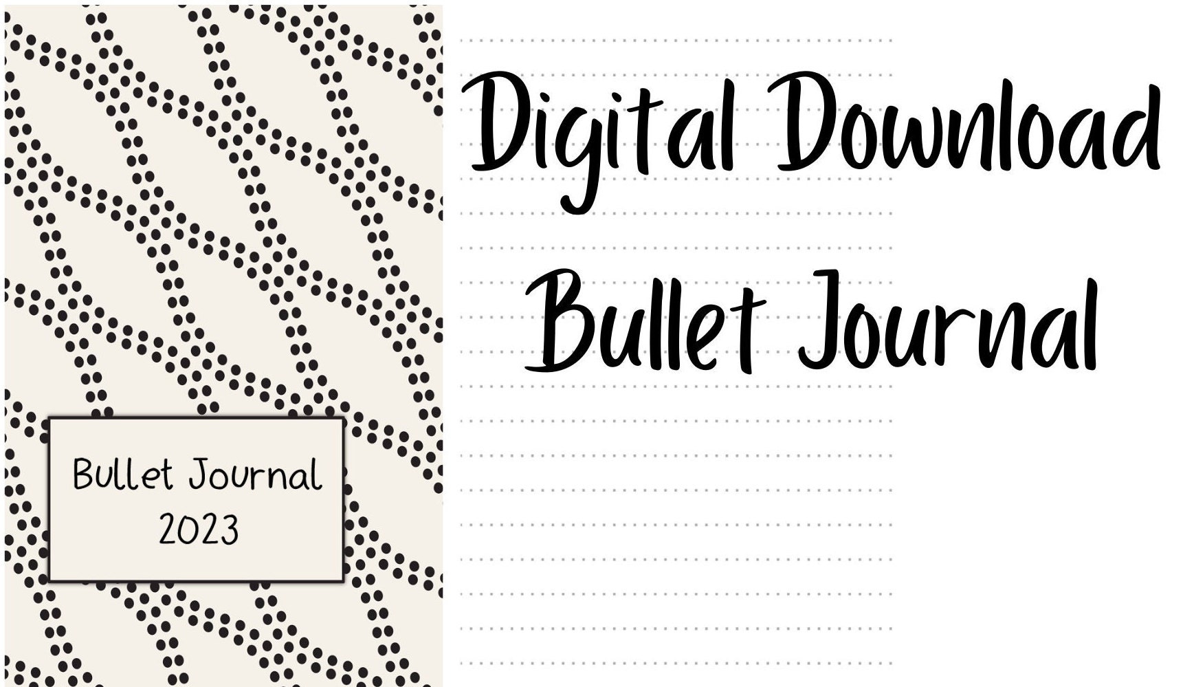 Digital Download Bullet Journal - Etsy