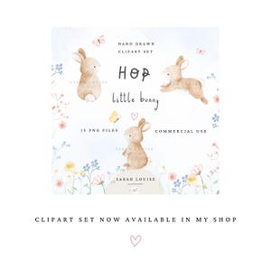 Cute Watercolour Spring Easter Bunny Surface Seamless Repeating Tile ...