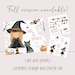 Cute Kids Watercolor Witch Halloween Party Art PNG Digital Clipart ...
