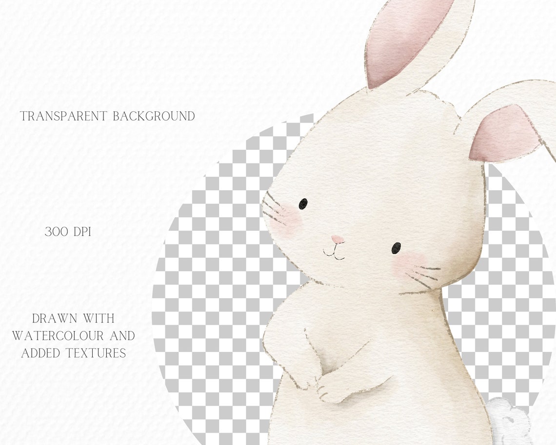 Cute Clipart Baby Easter Animal Watercolor PNG, Watercolor Easter Egg ...