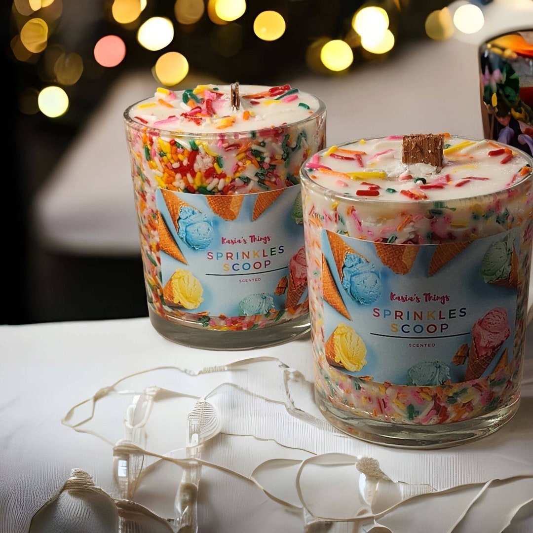 Sprinkle Scoop Wax Candles - Etsy