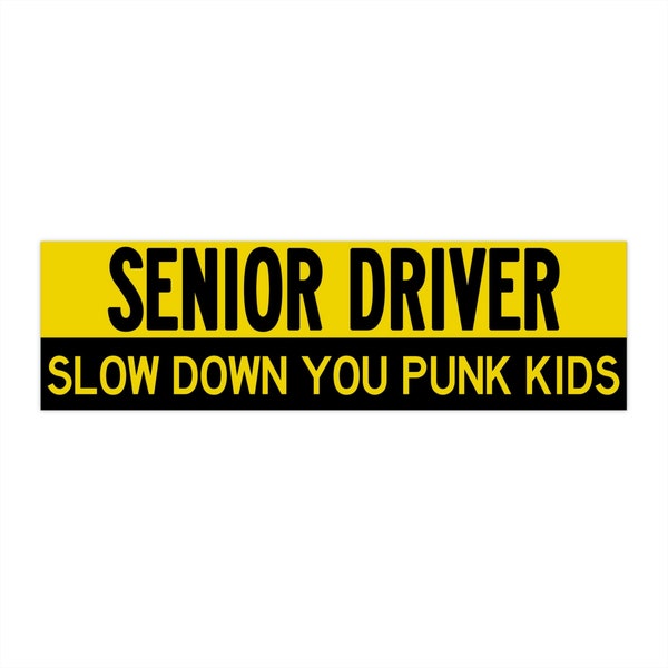 Senior Bumper Sticker - Etsy