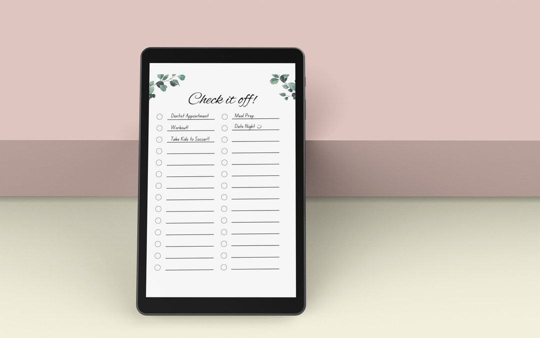 Aesthetic to Do List - Aesthetic, Digital Download, Instant Download ...