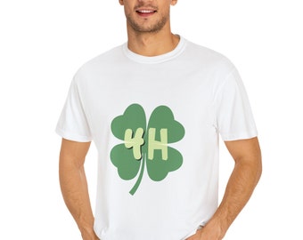 4-H T-shirt, 4-H Tee, 4-H Heart Health Shirt, Lucky Goat Tshirt, 4H ...