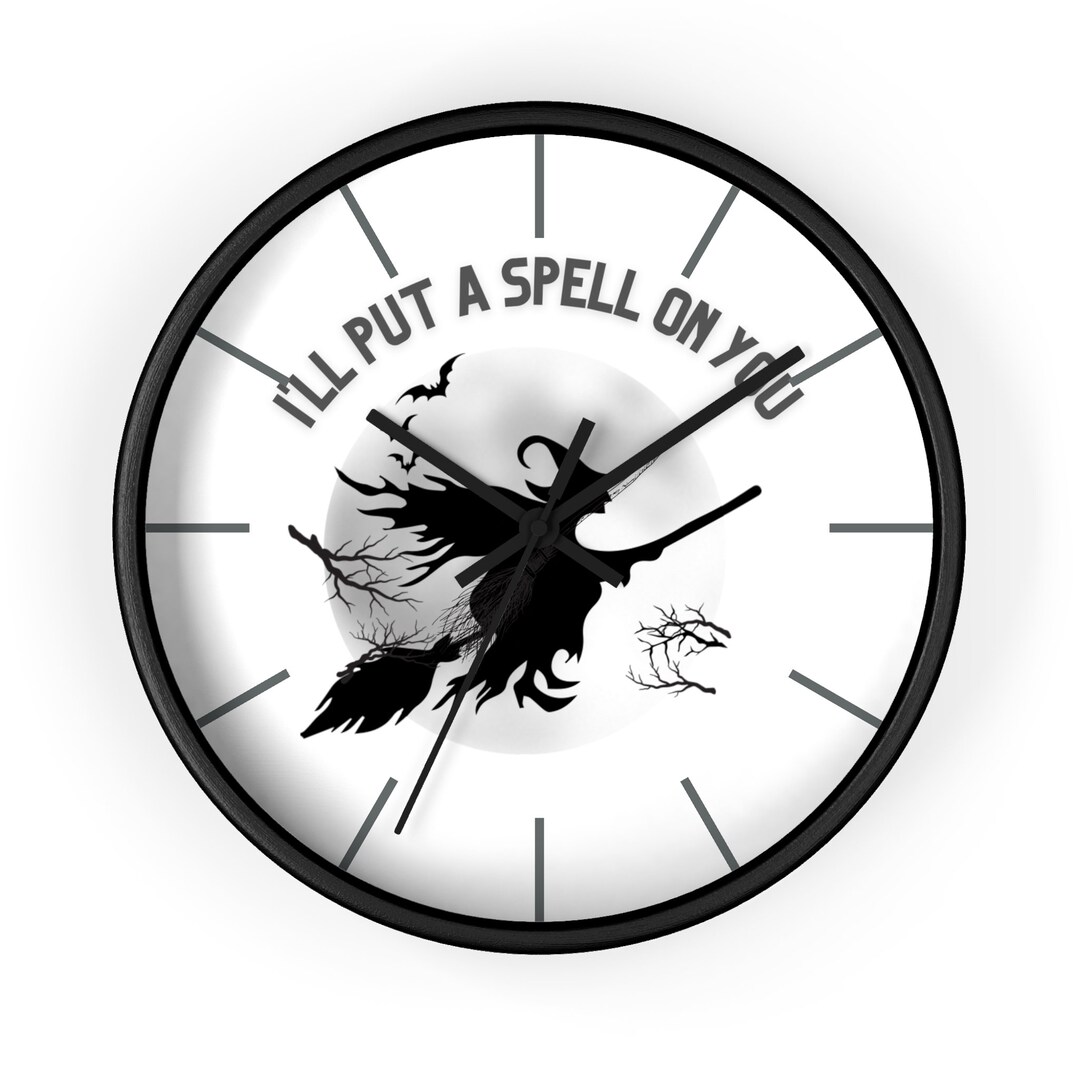 Hocus Pocus Sanderson Sisters Wall Clock Salem Massachusetts Witches ...