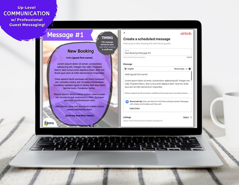 Airbnb Scheduled Guest Messaging Templates | Short Term Rental ...