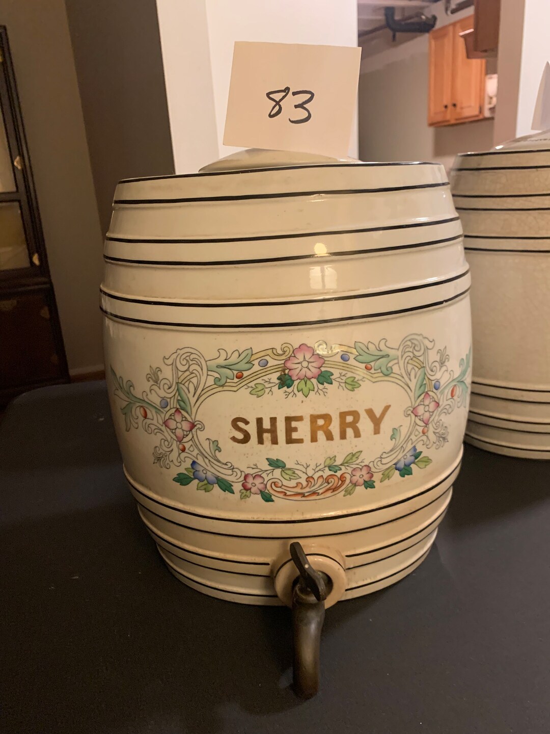 First Mark Belleek Sherry Barrel - Etsy