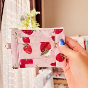 Custom Fabric Wallet ID Pouch: Coin Purse Keychain Wristlet Set - Etsy