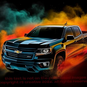 Wallpaper Set: 4 Images Chevrolet Colorado Truck, 4K and HD Resolution ...