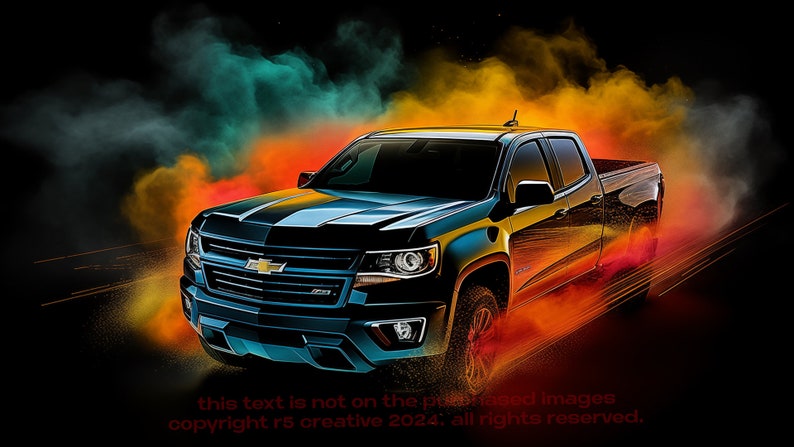 Wallpaper Set: 4 Images Chevrolet Colorado Truck, 4K and HD Resolution ...