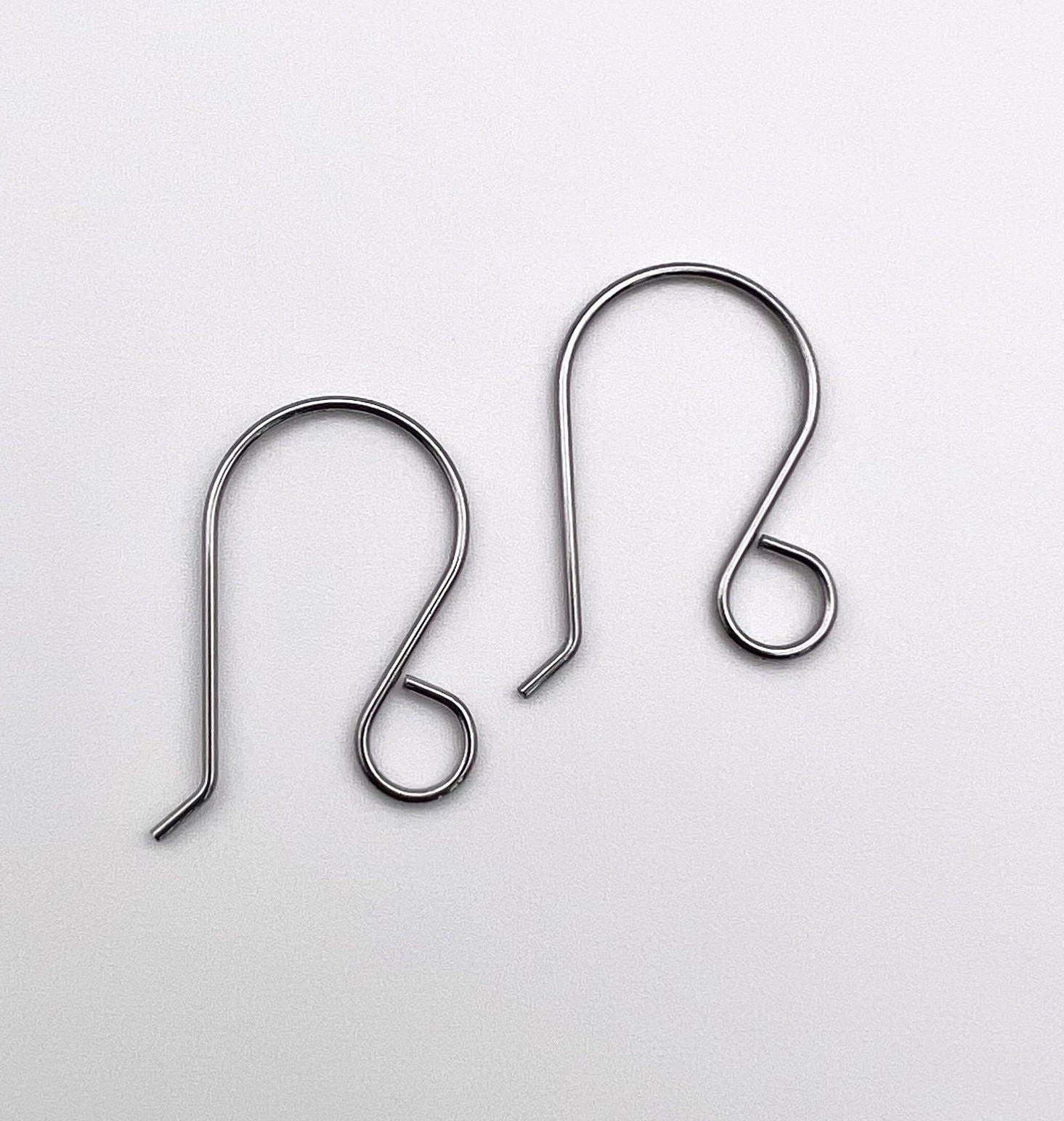 316 Surgical Grade Stainless Steel Earring Hooks With XL Loop Style A ...