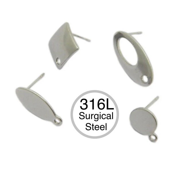 Surgical Steel Studs - Etsy