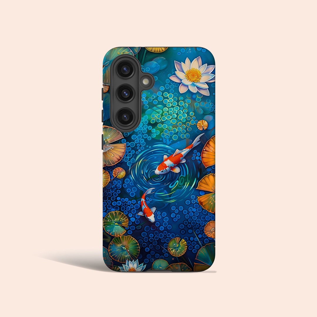 Japanese Koi Fish Phone Case Aesthetic Phone Cover Fit for Samsung ...