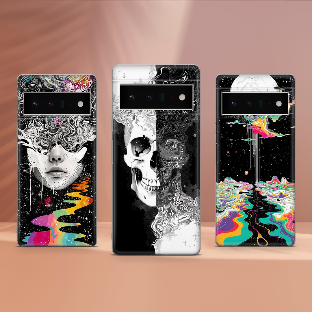 Trippy Abstract Art Phone Case Aesthetic Visuals Cover Fit for Google ...