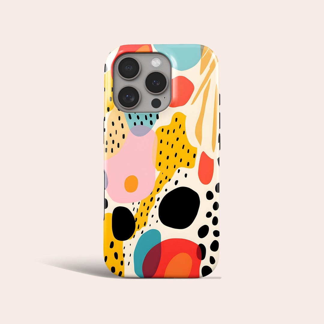 Polka Dots Phone Case Abstract Spots Magsafe Phone Cover Fit for iPhone ...