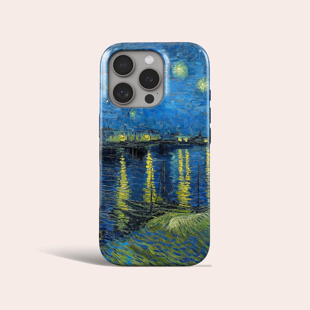 Vincent Van Gogh Phone Case Starry Night Over the Rhone Phone Cover Fit ...