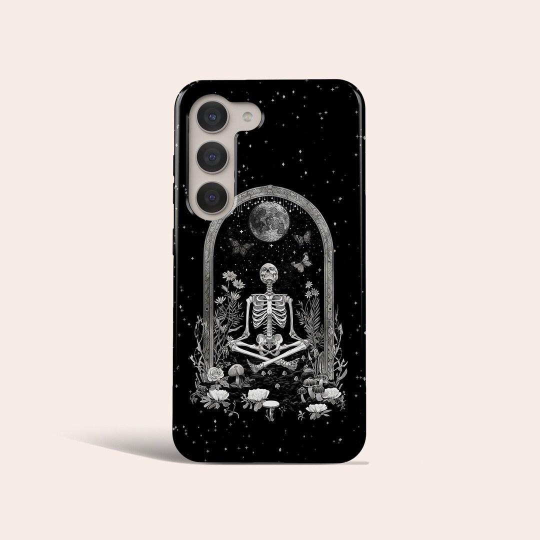 Skeleton Gothic Phone Case Witch Phone Cover Fit for Samsung Galaxy S24 ...
