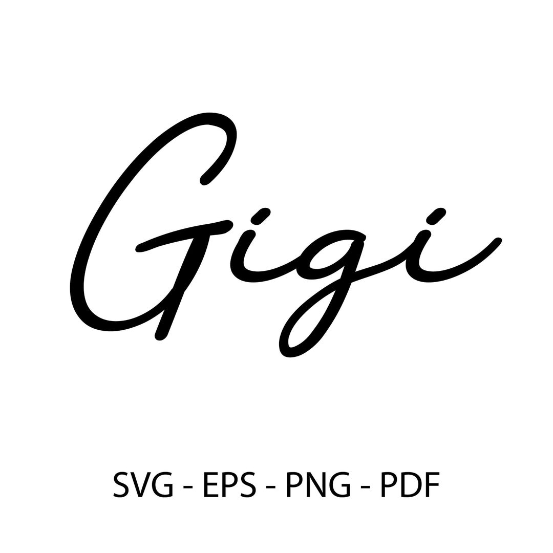 Gigi SVG, Gigi for Gift, PNG, Eps,mother's Day Svg for Gigi, Mother's ...