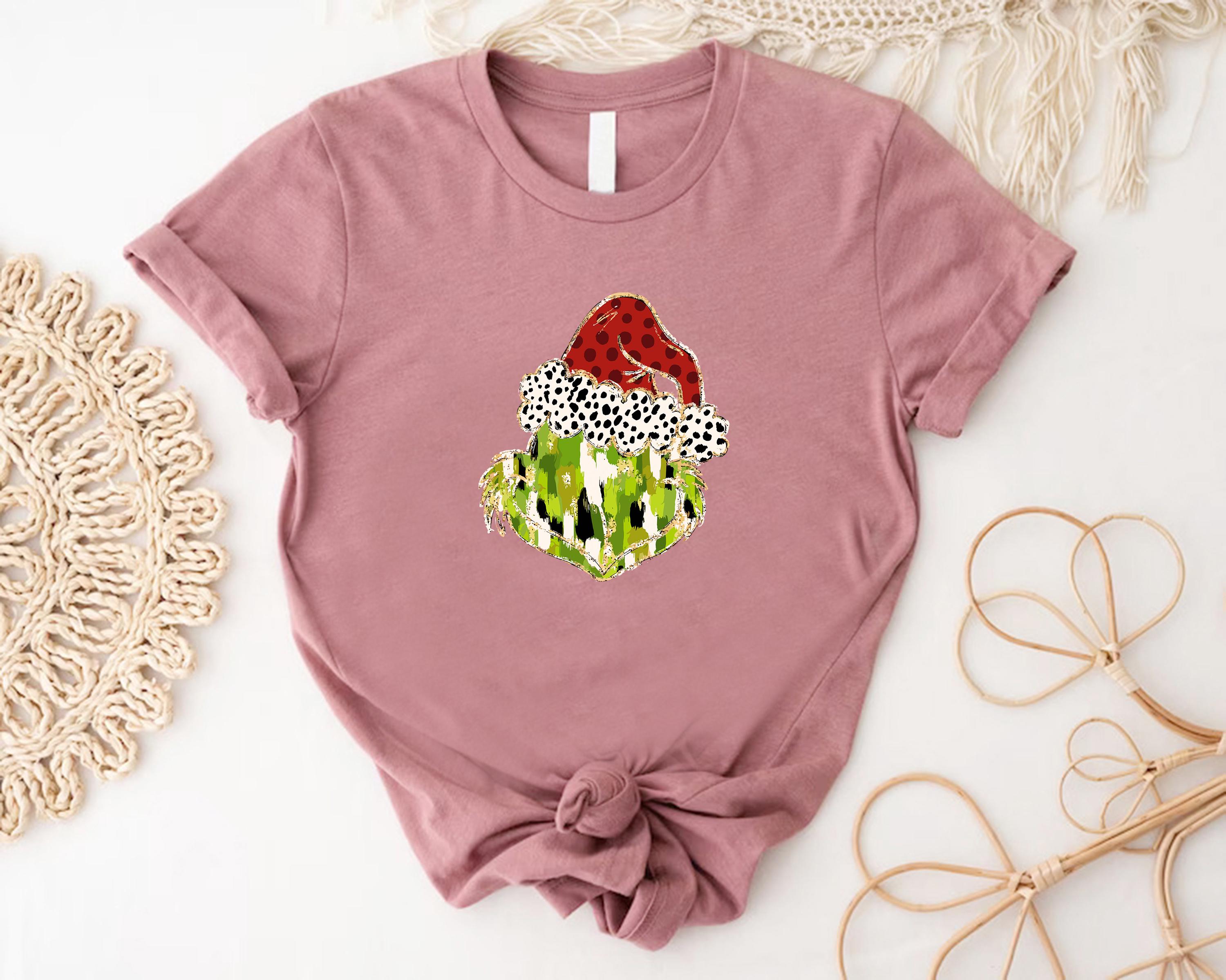 Mean One Coquette Glitter SVG, Brushstroke Grinch Christmas Tree ...
