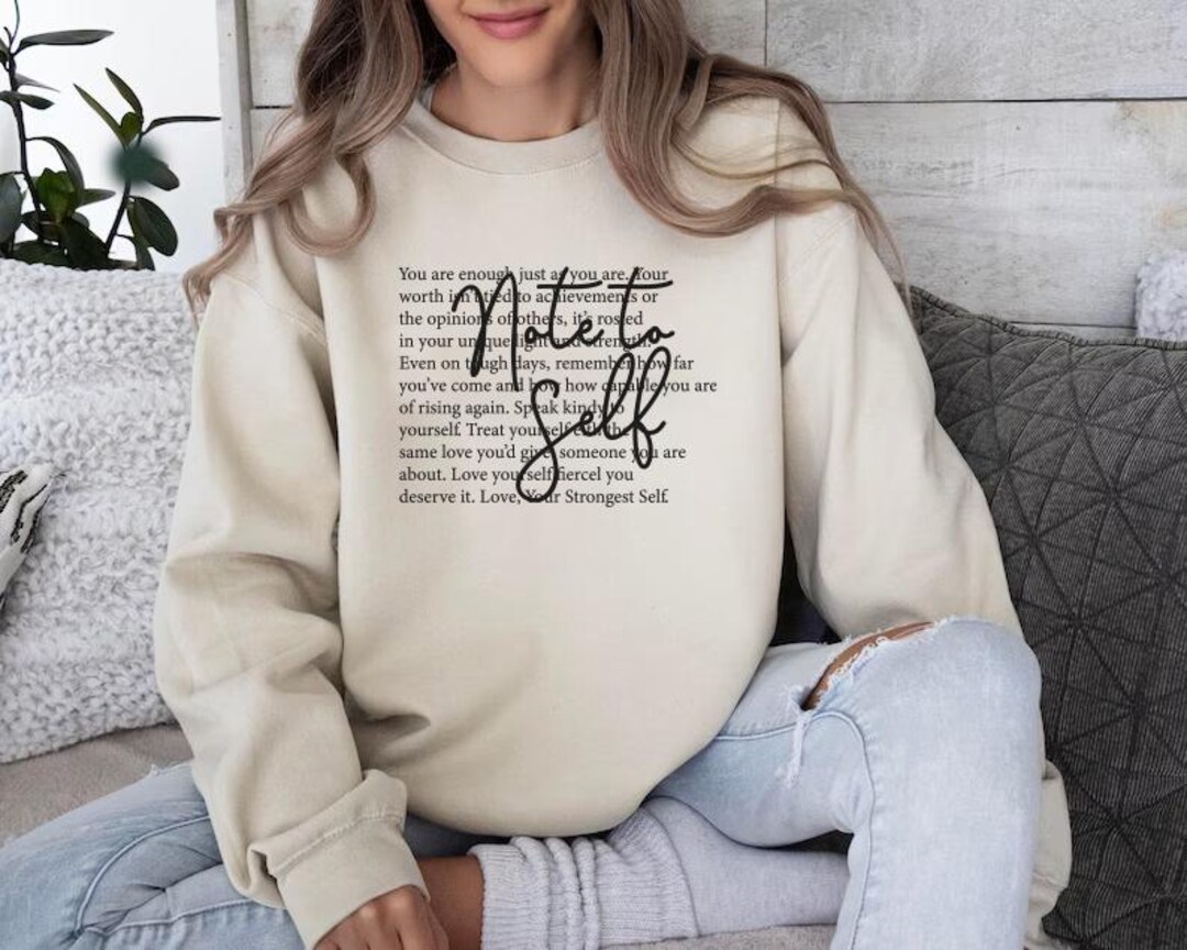 Note to Self Svg, Motivational SVG, Mental Health PNG, SVG, Positive ...