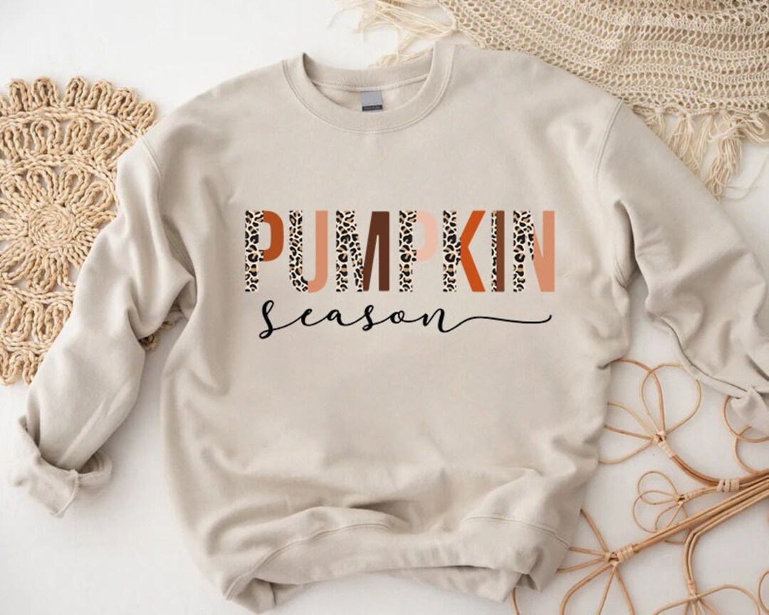 Pumpkin Season SVG, Cute Fall Sweatshirts Design for Women ...