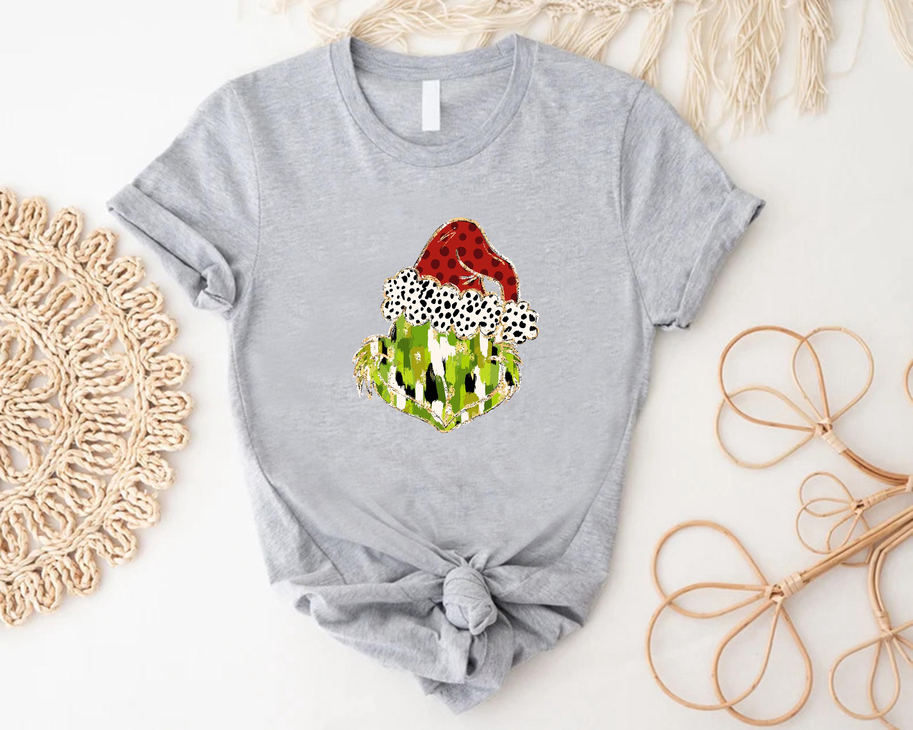Mean One Coquette Glitter SVG, Brushstroke Grinch Christmas Tree ...