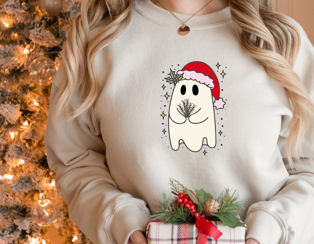 Christmas Ghost SVG, Christmas Ghost SVG, Funny Christmas Ghost SVG ...