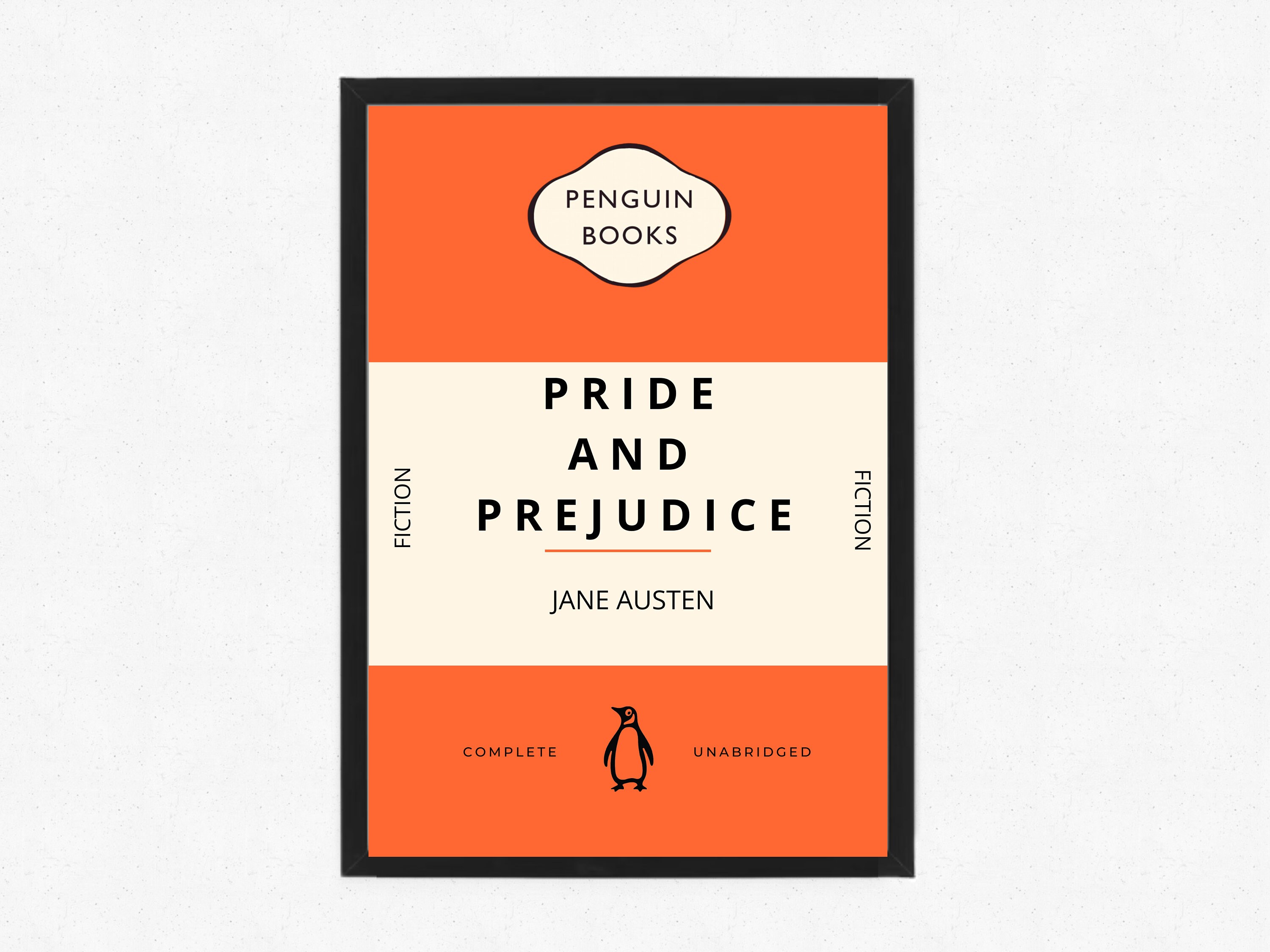 Editable Penguin Books Poster Print Personalised Print With - Etsy