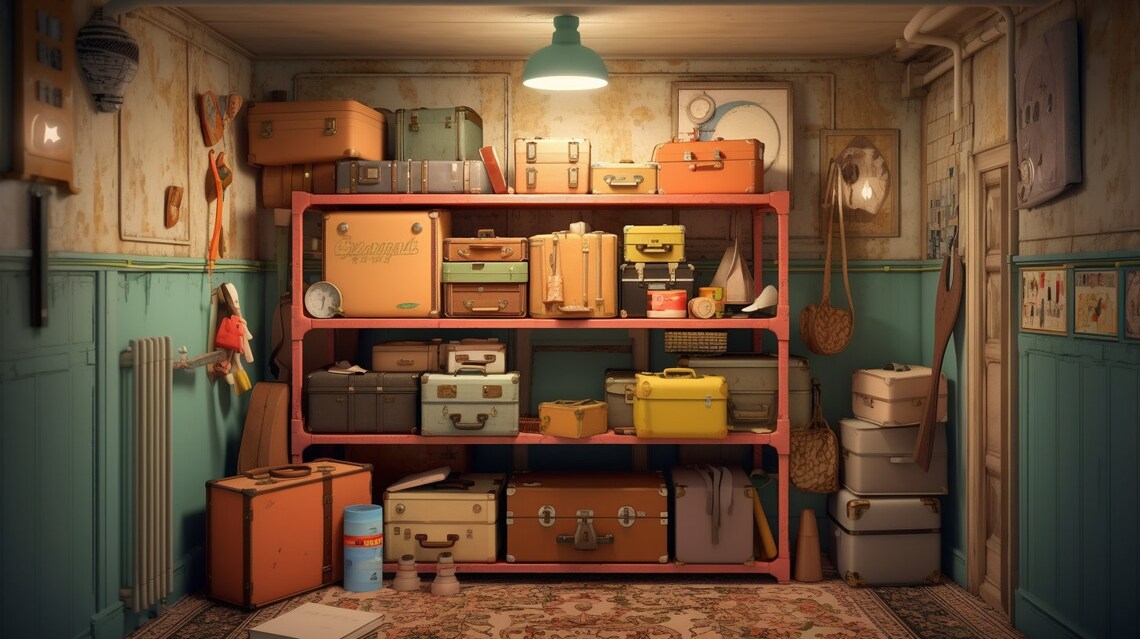 Collage Digital Art: Home is Where Your Stuff is (package of 8 Images ...