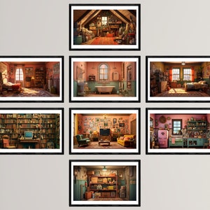 Collage Digital Art: Home is Where Your Stuff is (package of 8 Images ...