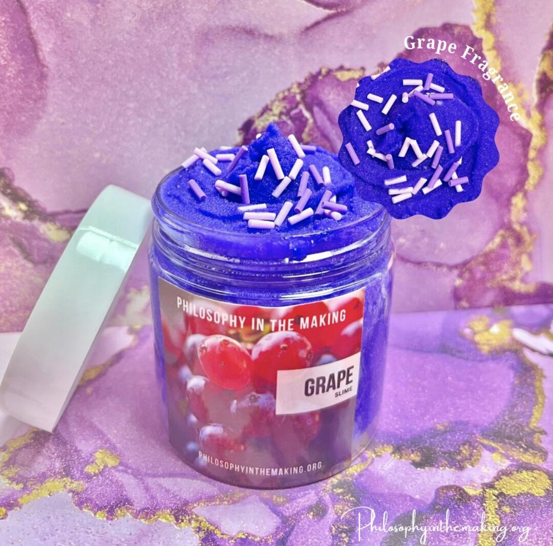 Slime Shop, Grape Cloud Slime, Aromatherapy Slime, Therapy, Stress Toy ...