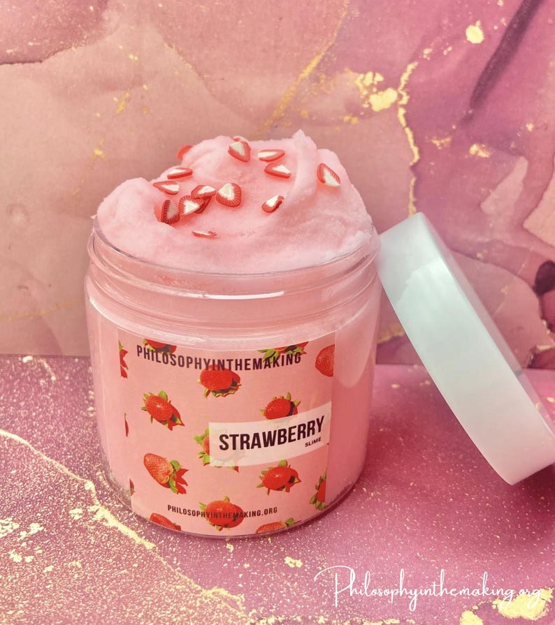 Slime Shop, Strawberry Cloud Slime, Aromatherapy Slime, Therapy, Stress Toy, Sensory Toy, Slime ...