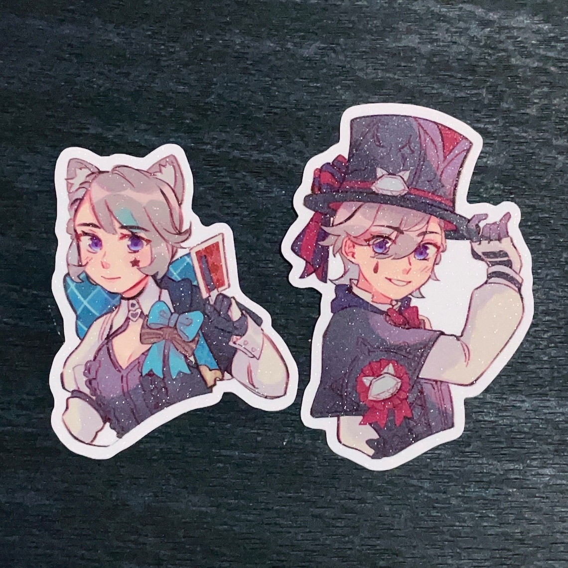 Lyney Lynette STICKERS Genshin Impact - Etsy