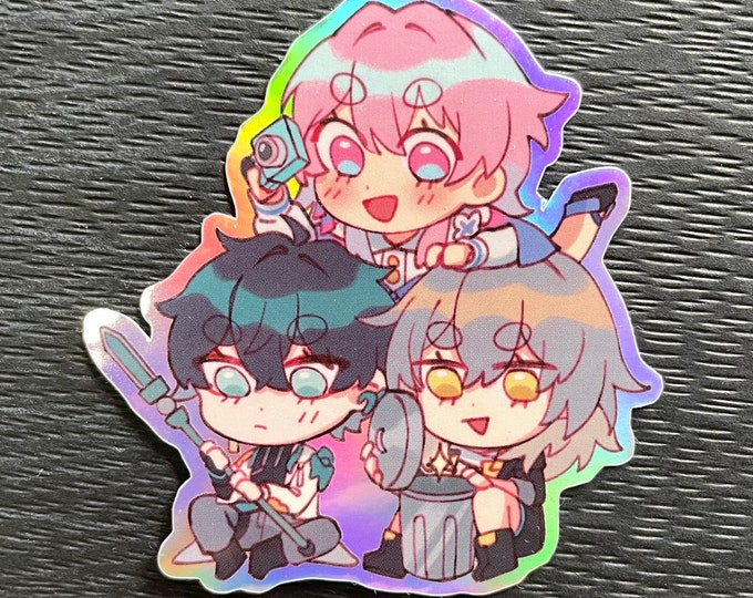 STICKER Astral Express Trio Honkai Star Rail - Etsy