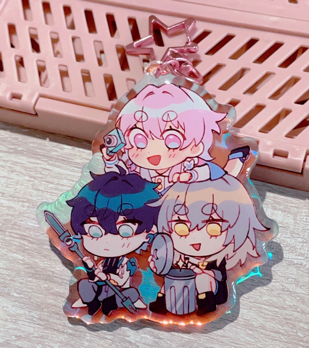 CHARM Astral Express Trio March 7th Dan Heng Stelle Honkai - Etsy Portugal