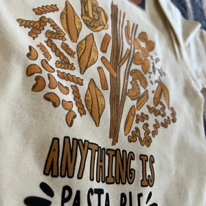 Funny Pasta Kids Tee, Spaghetti Fettuccini Ravioli Noodle Baby Shirt ...