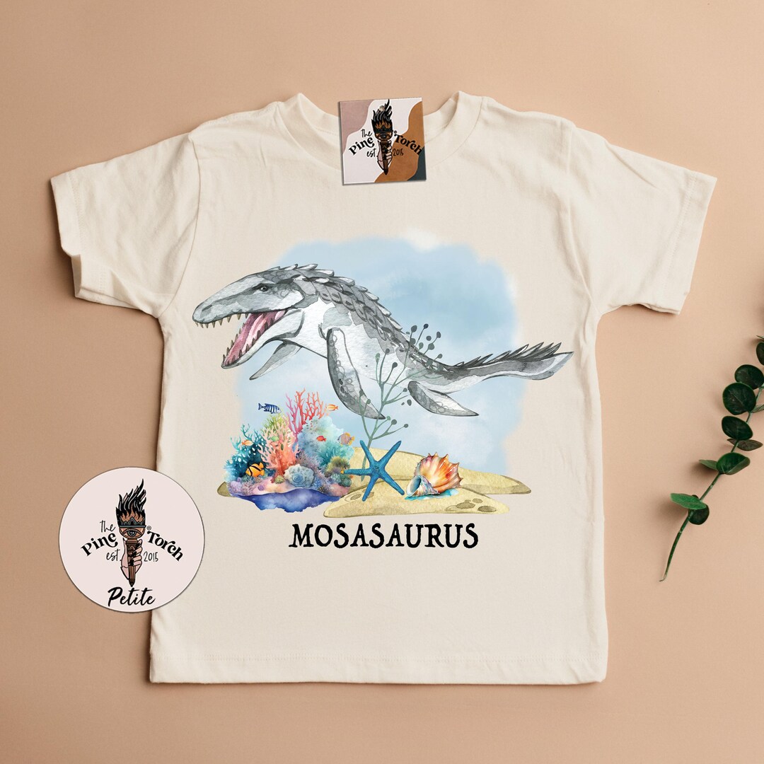 Dinosaur Kids Tee, Mosasaurus Dinosaur Baby Tee, Mosasaurus Baby Shirt ...
