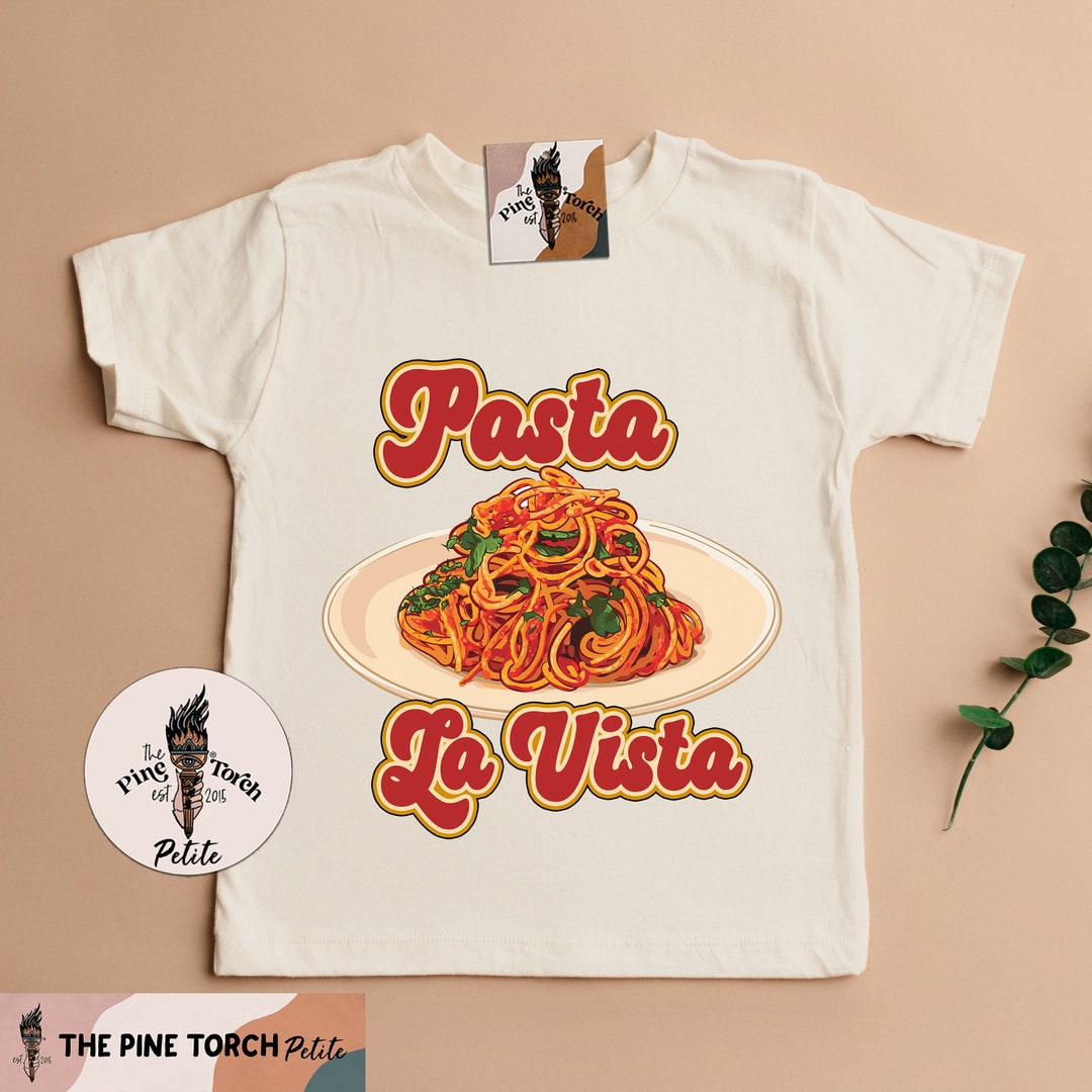 Funny Pasta Kids Tee, Pasta La Vista Shirt, Spaghetti Fettuccini ...