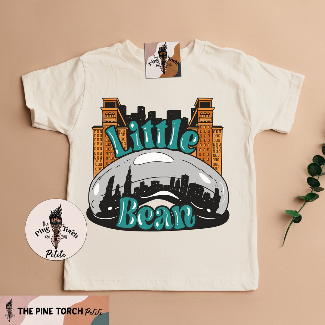 Little Bean Chicago Kids Tee, Chicago Kids Shirt, the Chicago Bean ...