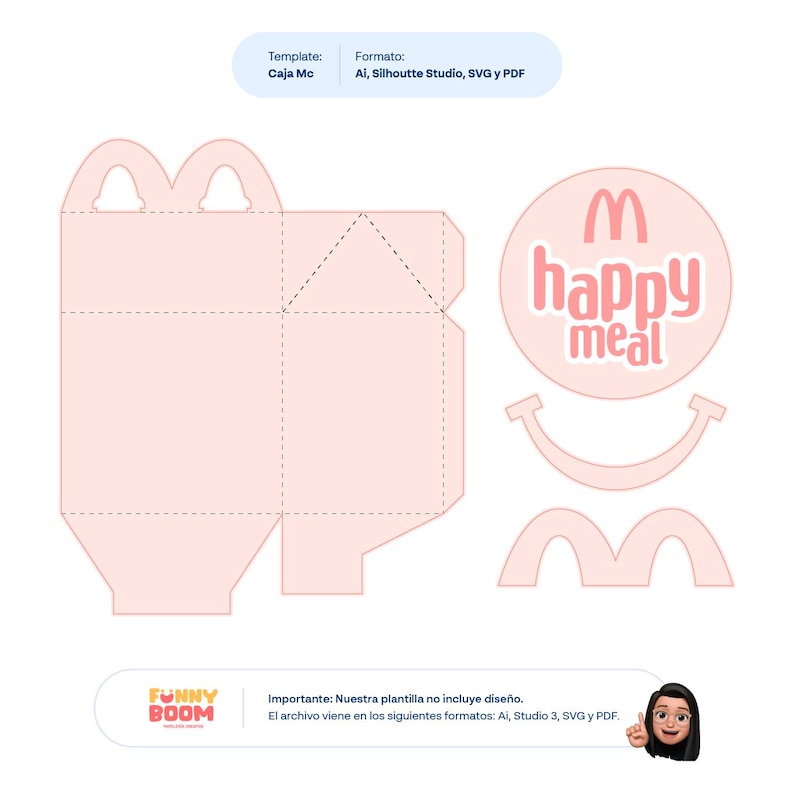 Plantilla - Caja Activity Mc | Template - Mc Activity Box - Etsy México