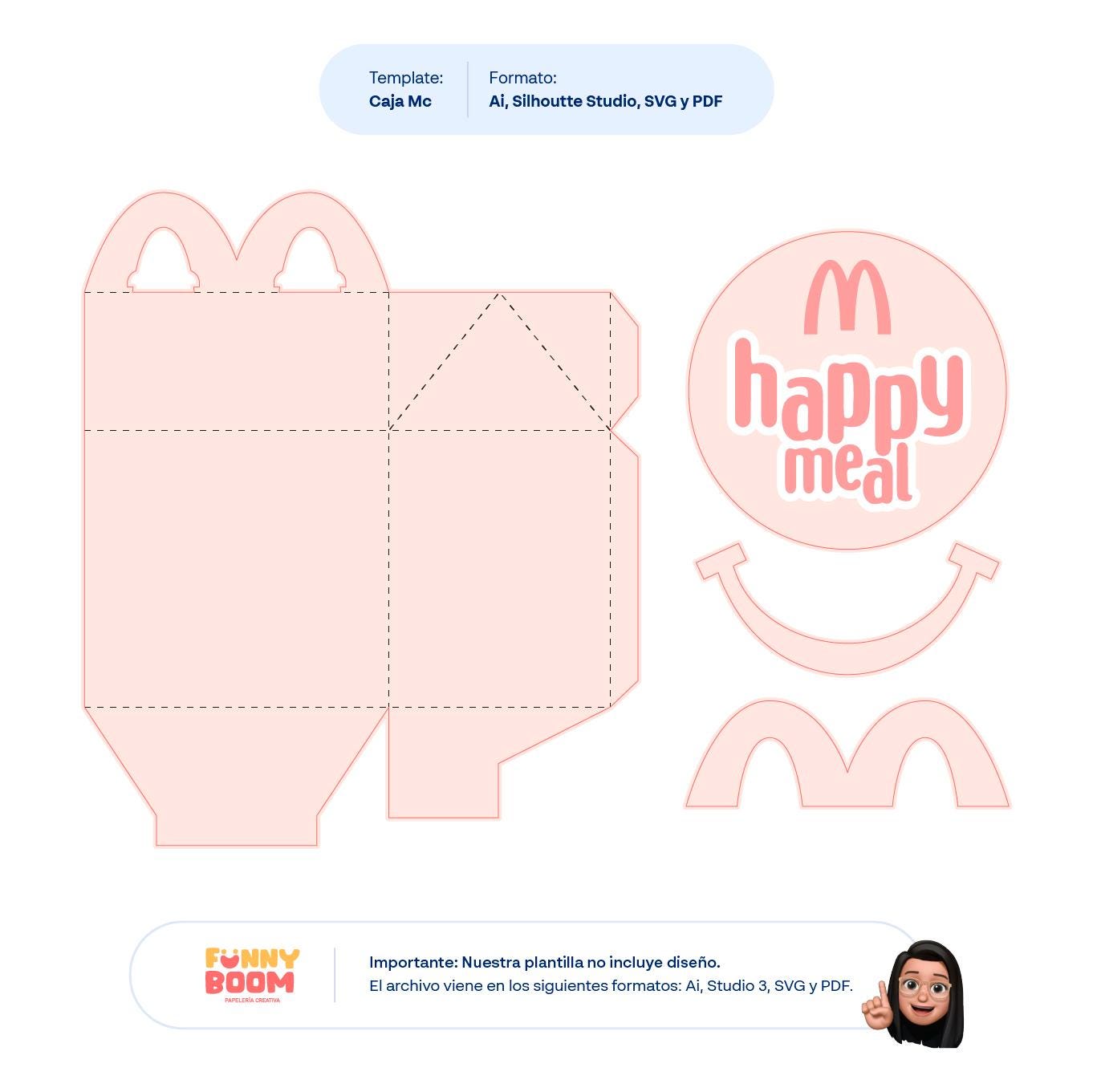 Plantilla - Caja Activity Mc | Template - Mc Activity Box - Etsy México