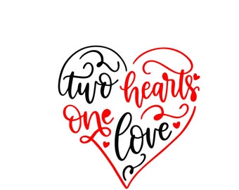 Love Script With Heart Svg - Etsy UK