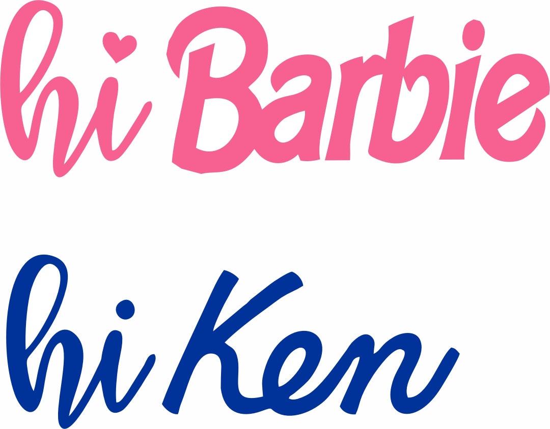 Barb Logo Ken Logo Barb Svg png Ken SVG Silhouette - Etsy France
