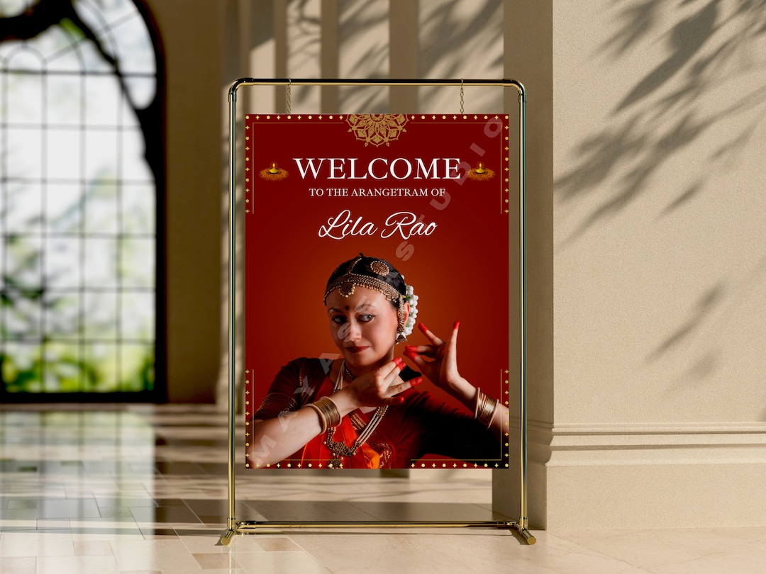 Arangetram Welcome Sign,arangetram Banner,rangapravesham Poster ...