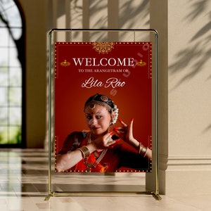 Arangetram Welcome Sign,arangetram Banner,rangapravesham Poster ...