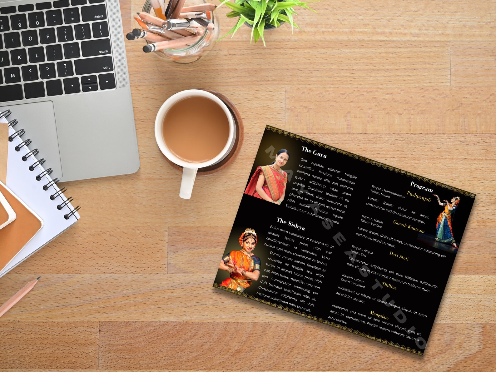 Arangetram Program Brochure,bharatanatyam Program,indian Classical ...